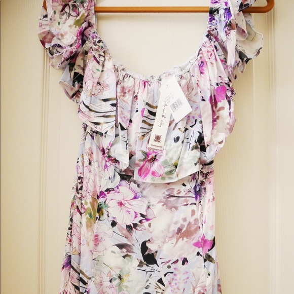Willow & Clay | Dresses | Willow Clay Off Shoulder Floral Maxi Dress ...